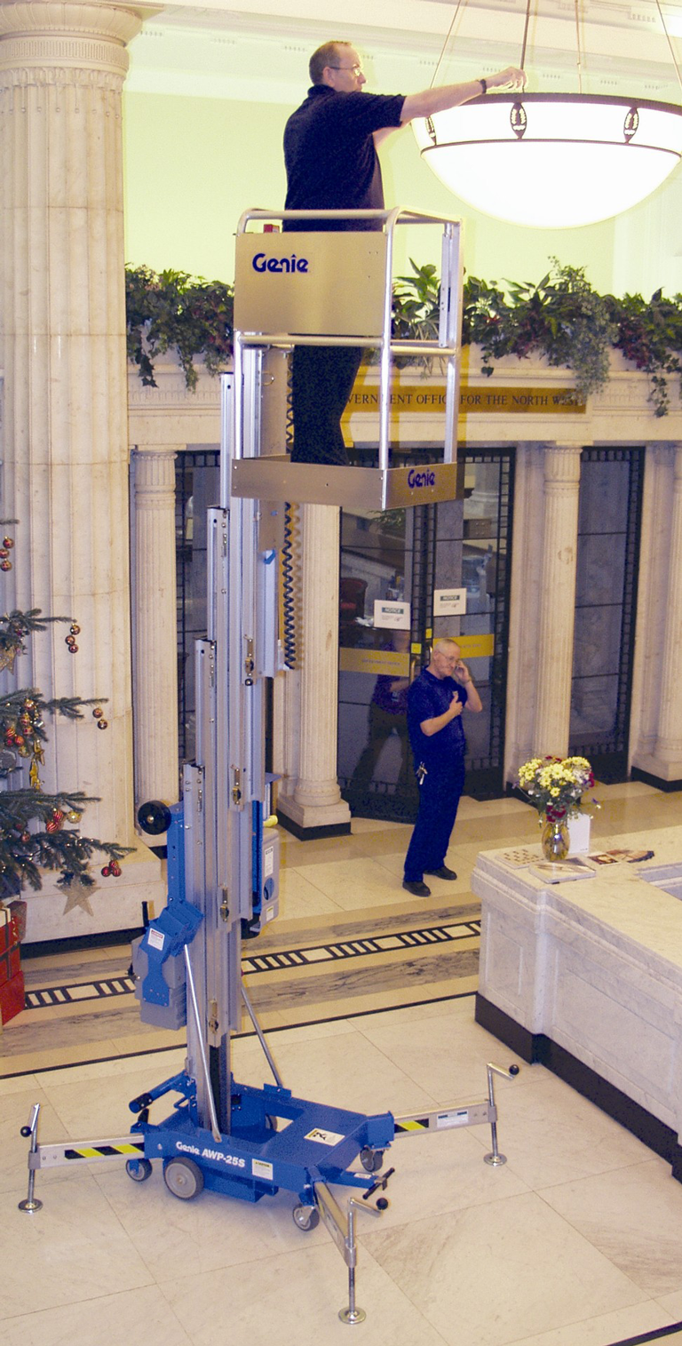 25' Personnel Lift - Genie AWP-25s - Mark One Hire