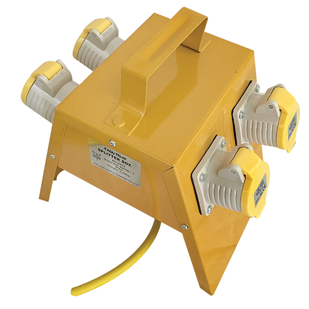 Junction Box (4 Way) 110v - Mark One Hire